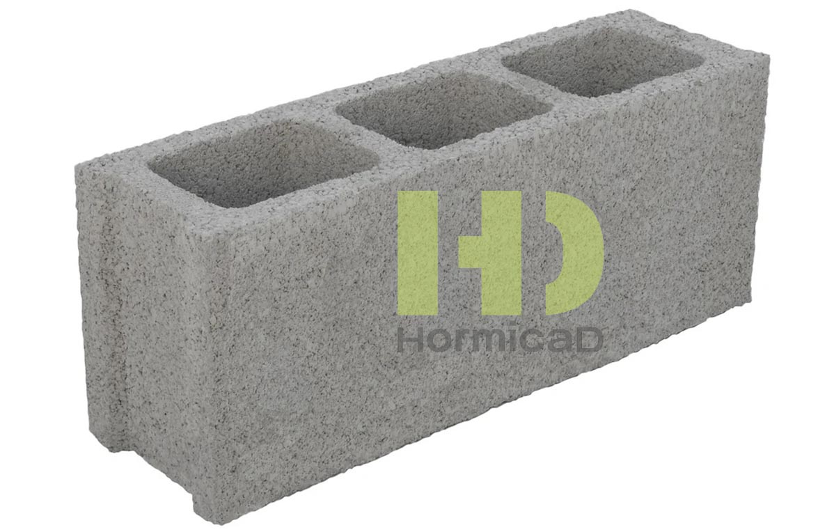 BLOQUE DE HORMIGÓN 12x20x50